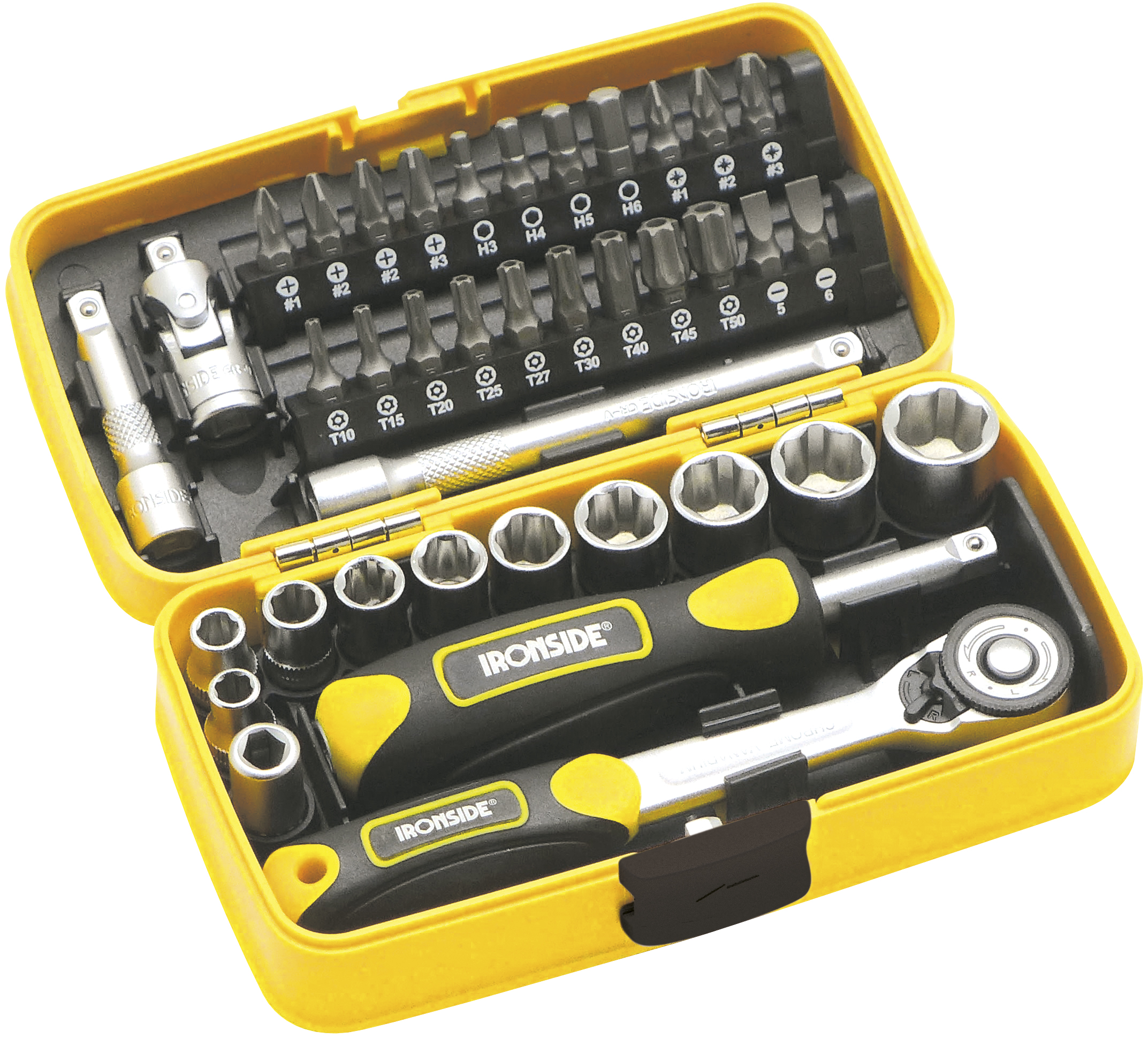 BIT AND SOCKET SET IRONSIDE 38PCS | Diverse | Onninen AS