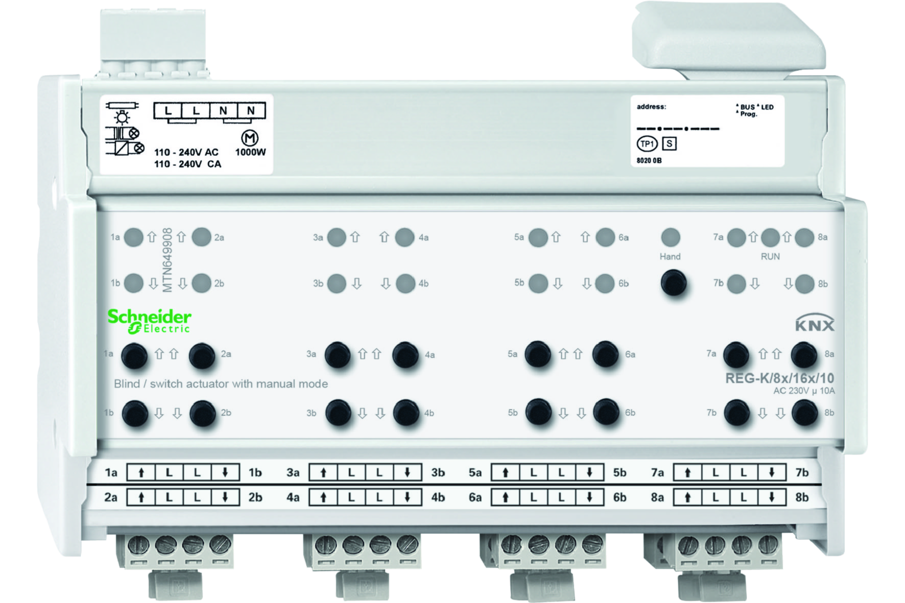 BLIND SWITCH 8X/16X/10 MAN | Bygg EIB / KNX | Onninen AS