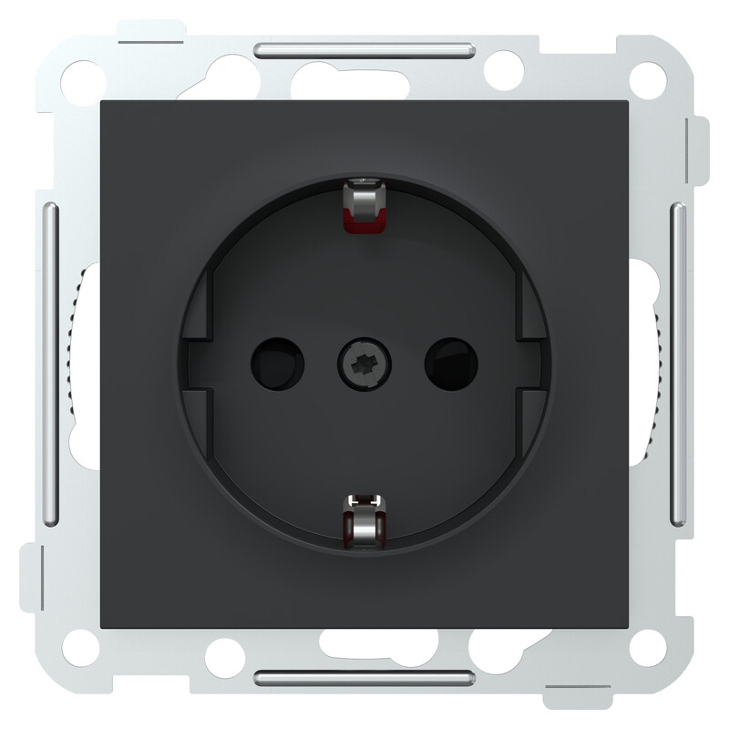 ELKO SOCKET-OUTLET ELKO RS16/PLUS 1S/16A//IP21 BLACK | 25 Socket ...