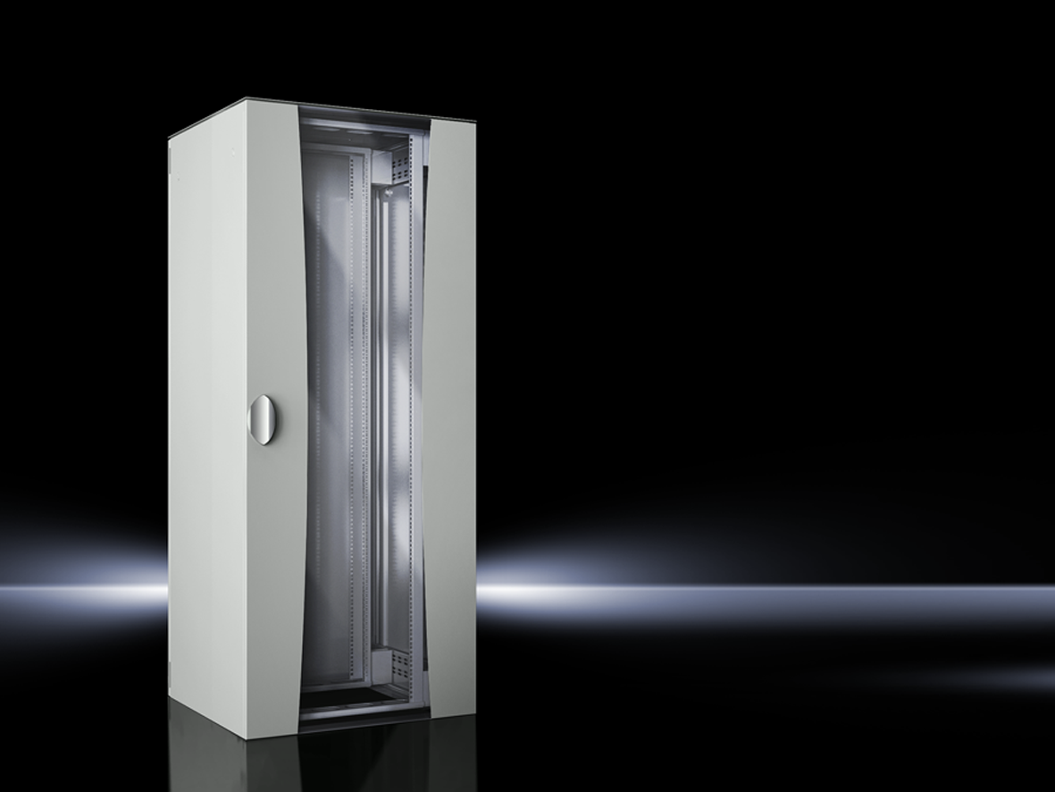 KOMPLETT RACK 800X2000X800 GL.D TE 7000 RACK RITTAL AS | Gulvskap tele ...